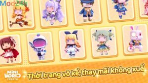 Tải Mini World MOD APK 2024 (Vô Hạn Tiền, Xu, Đậu) v1.7.15