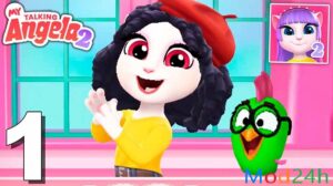 My Talking Angela 2 MOD APK (Vô Hạn Tiền + Kim cương) v25.2.3.32878